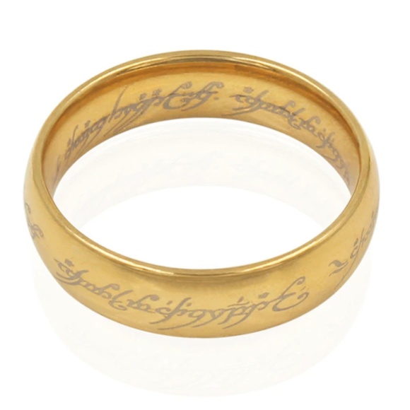 Jewelry | New 18kt Gold Lord Of The Rings Hobbit Ring Band | Poshmark